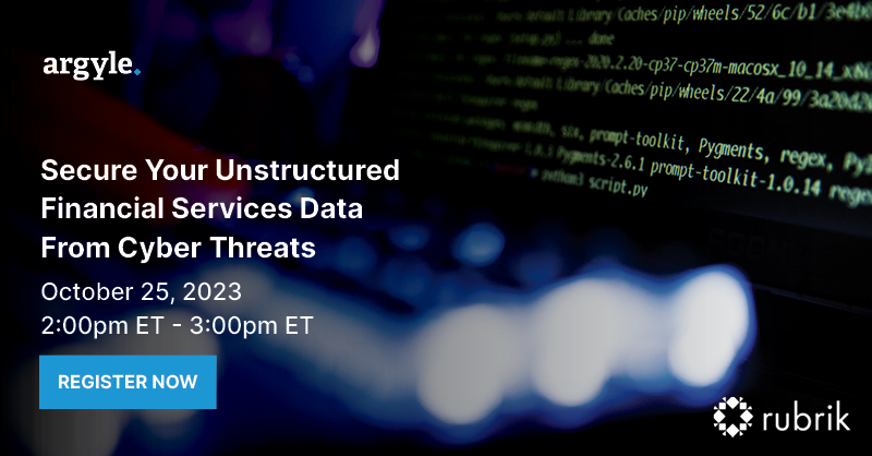 Secure Your Unstructured Financial Services Data From Cyber Threats ...